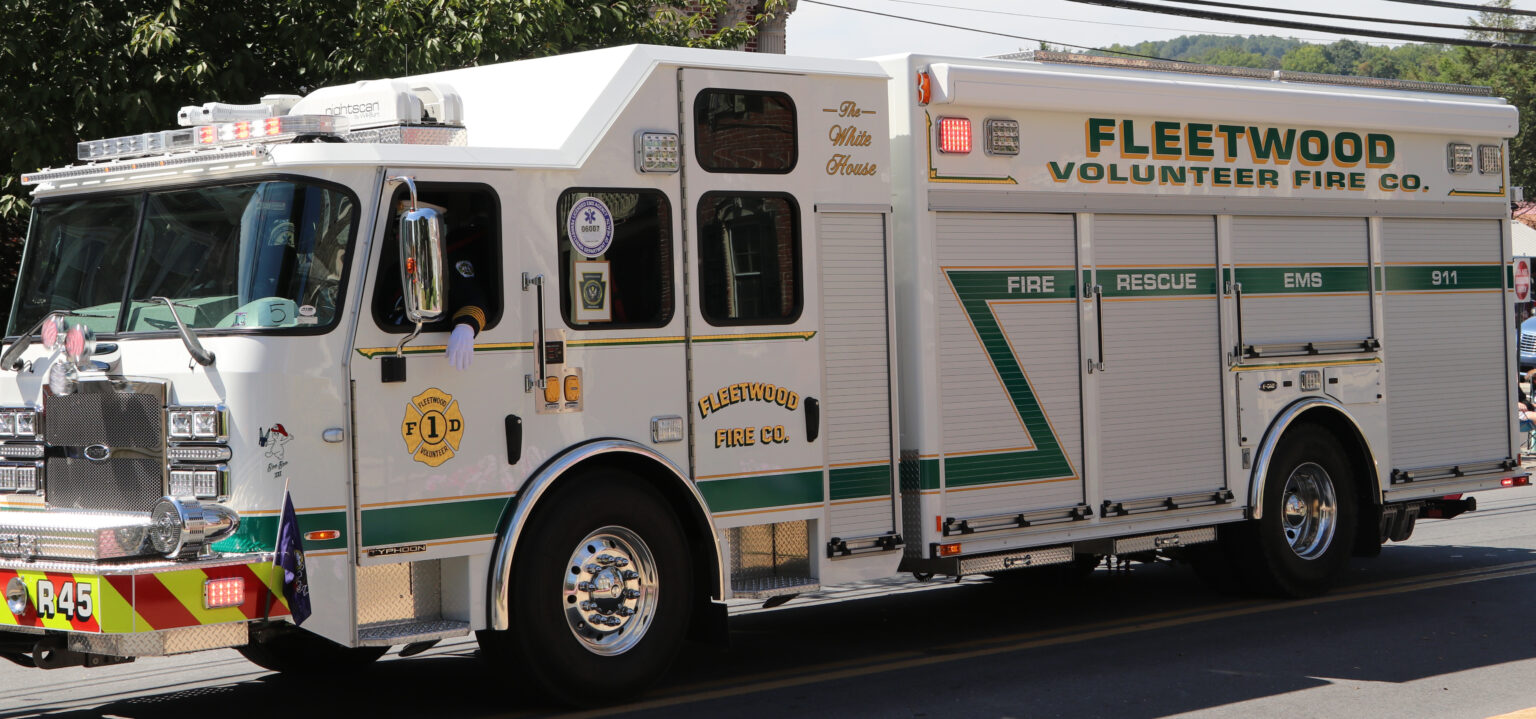 Apparatus – Fleetwood Volunteer Fire Company, Fleetwood, Pennsylvania